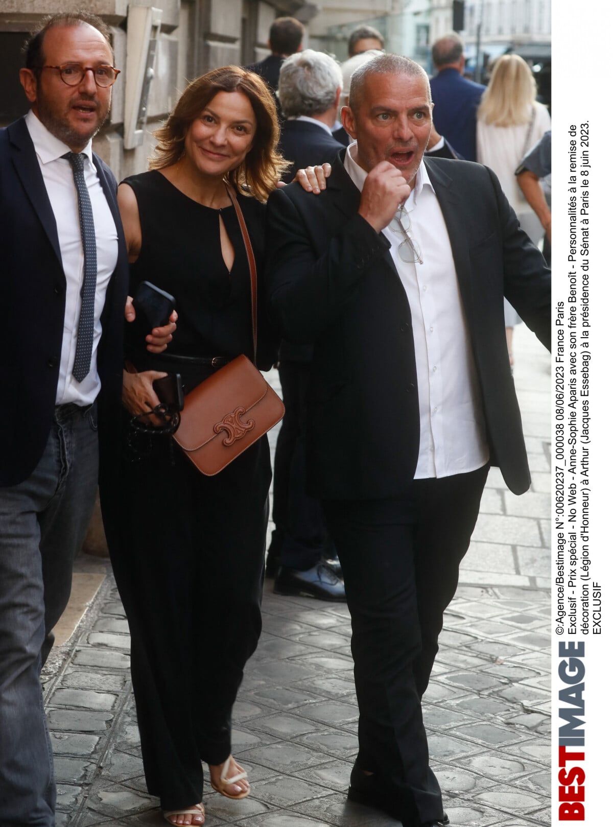 Photo : Exclusif - Anne-Sophie Aparis et son frère Benoît ...