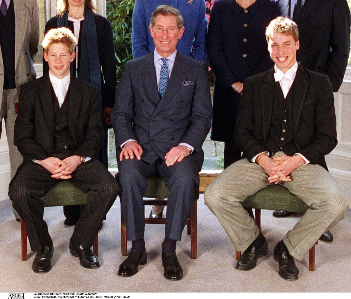 Photo : Confirmation du prince William à Eton College, avec le prince ...