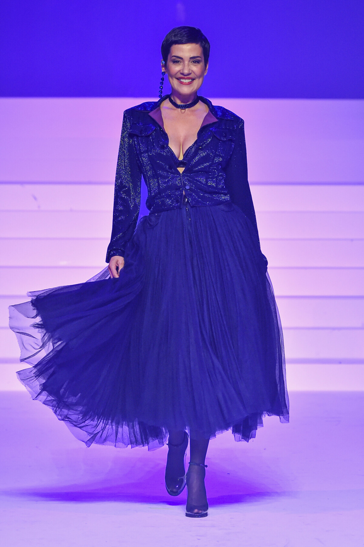 Photo : Cristina Cordula - Défilé de mode Haute-Couture printemps-été ...