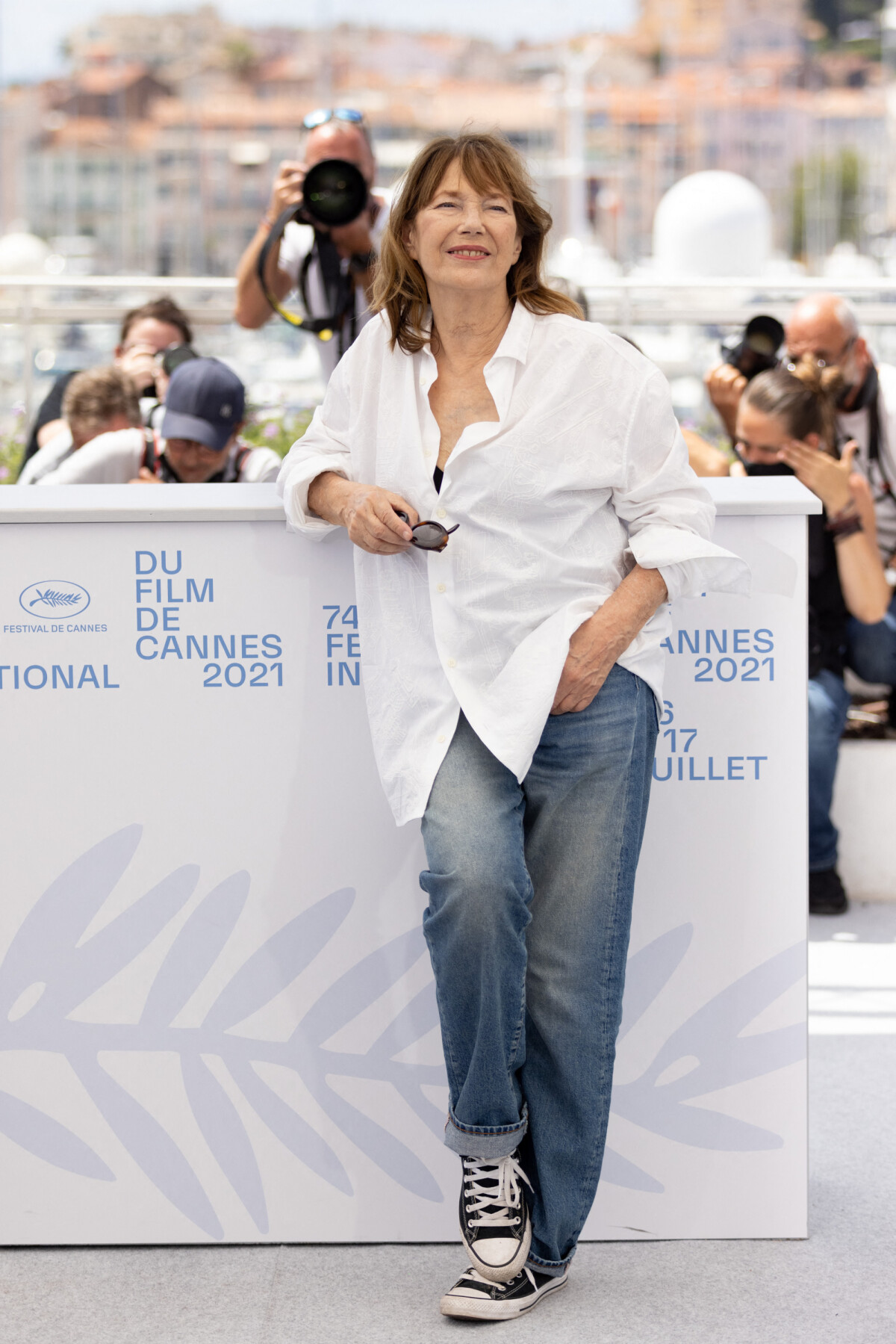 Photo : Jane Birkin (habillée en Celine) au photocall du film Jane par ...