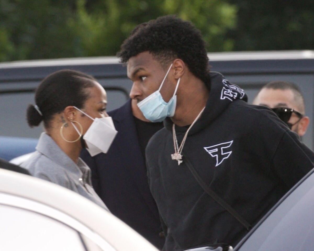 Photo : Pour rappel, Bronny James une étoile montante de son sport ...