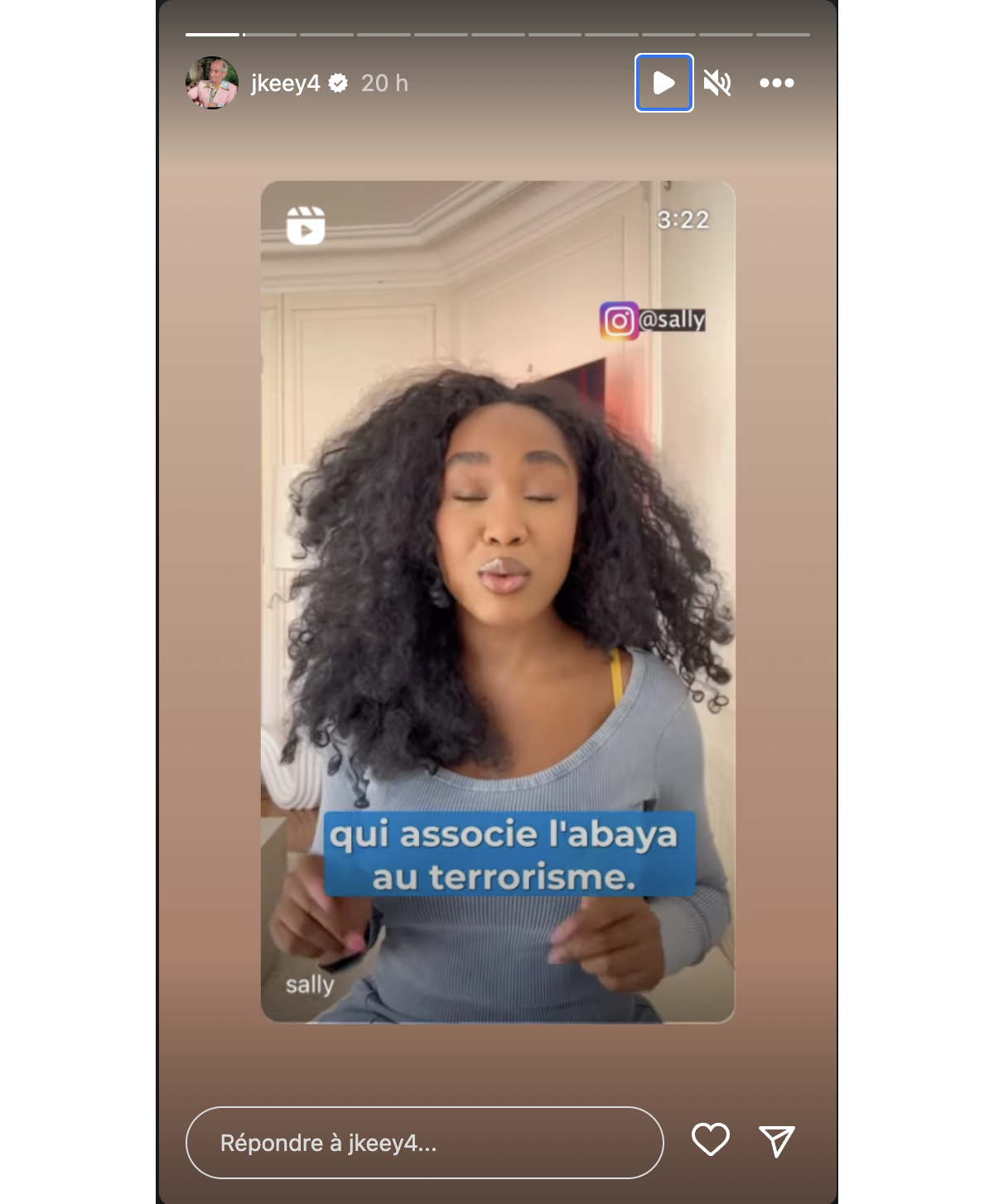 Photo : Sur Instagram, il a partagé la vidéo de l'influenceuse Crazy ...