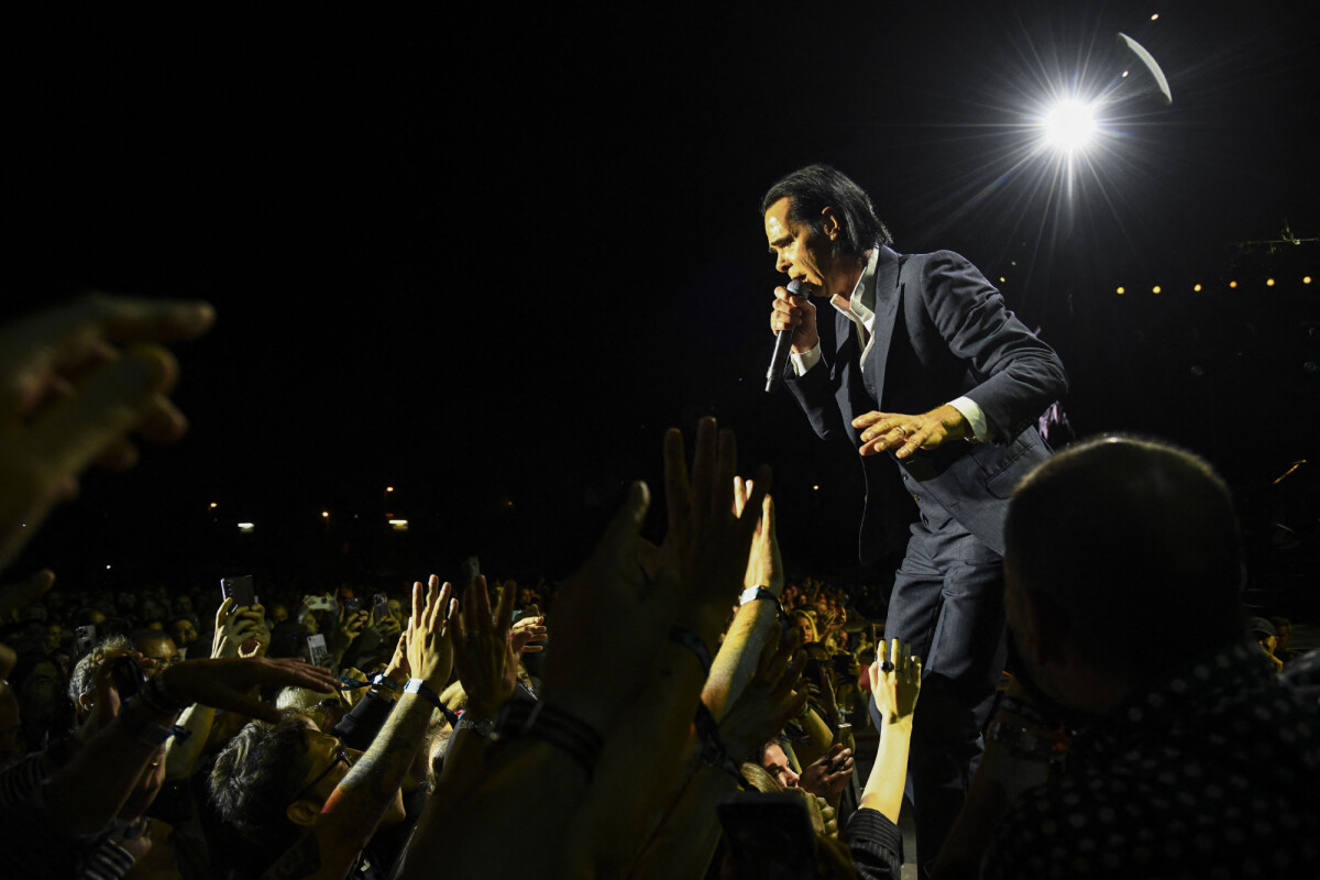 Photo : Nick Cave And The Bad Seeds en concert lors du festival "Rock ...