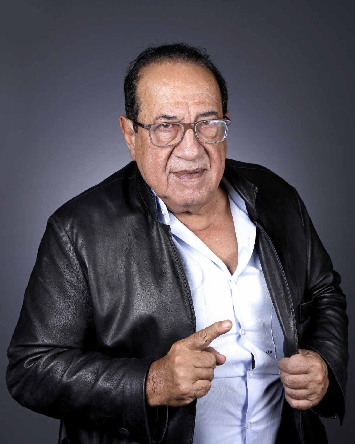 Photo : Portrait de Jean-Luc Azoulay, lors de l'enregistrement de l ...