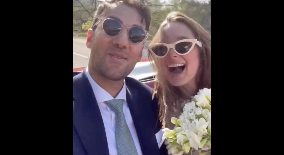 Photo : Ilona Smet et son mari Kamran Ahmed. - Purepeople