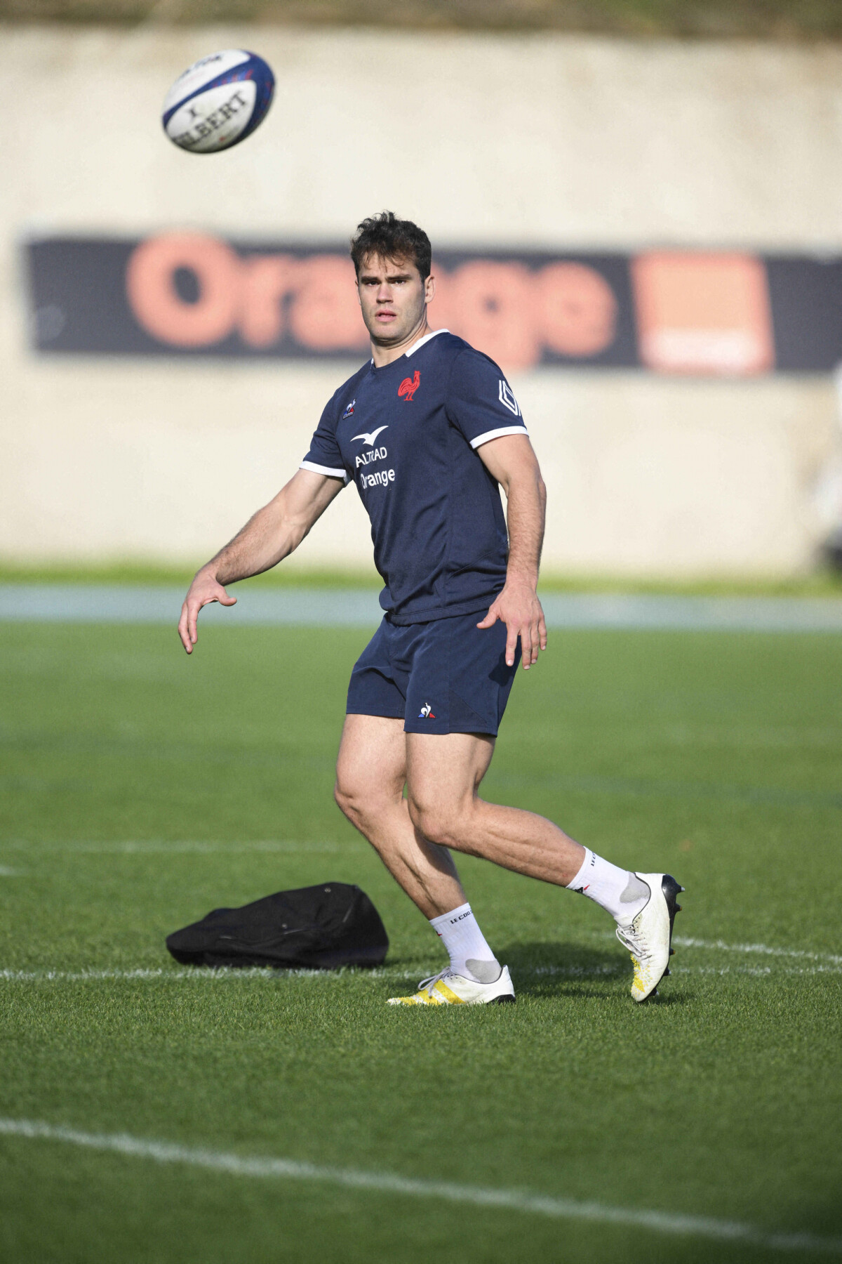 Photo : Damian Penaud - Entraînement de l'équipe du XV de France de ...