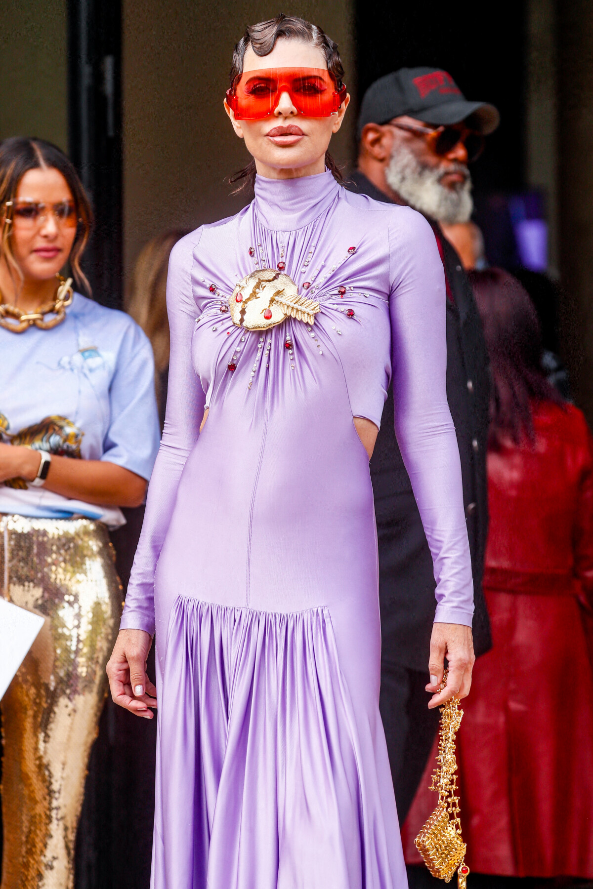 Photo : Lisa Rinna - Arrivées au défilé Paco Rabanne prêt à porter ...