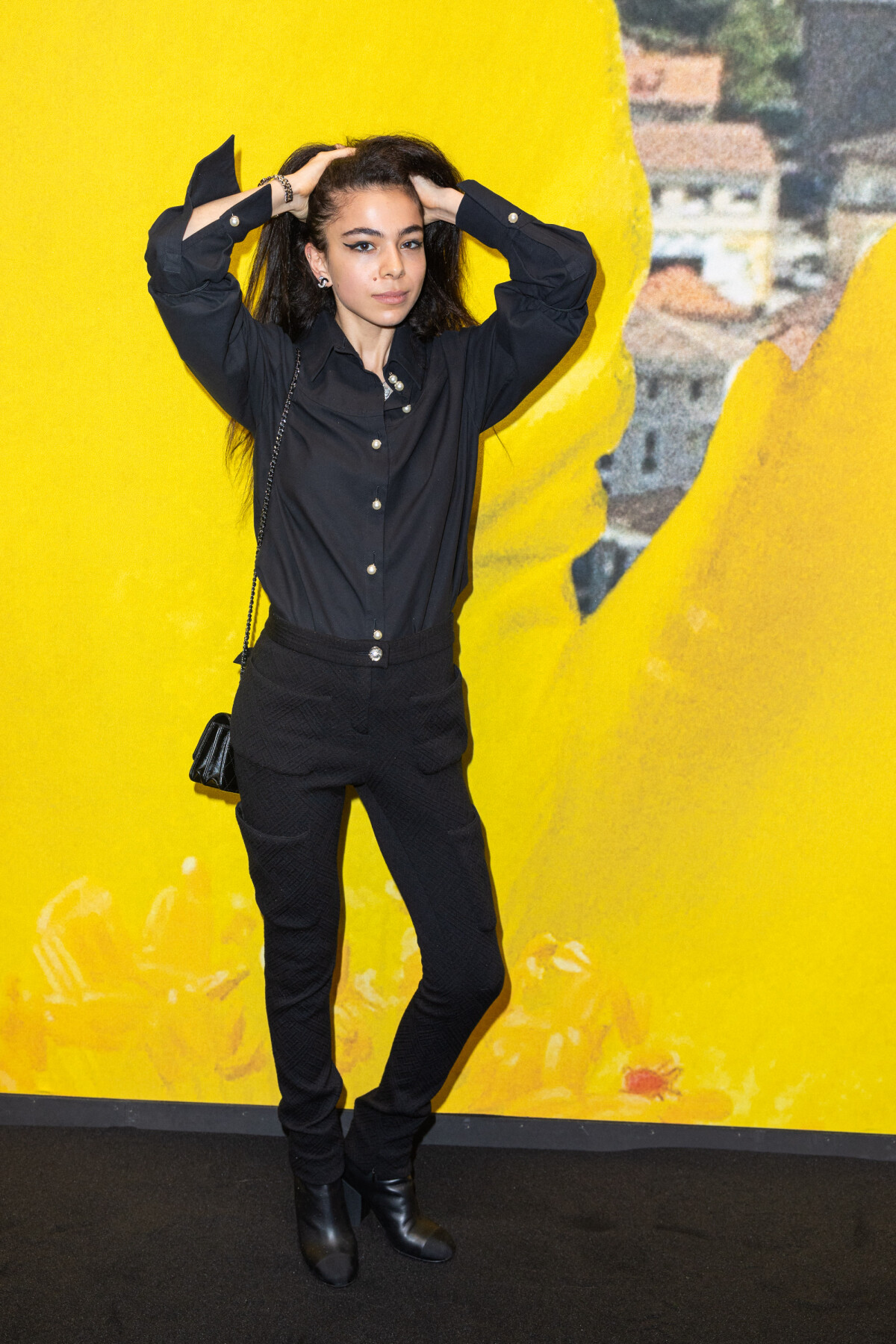 Photo : Elia Taïeb - Photocall du défilé de mode printemps-été 2024 "Chanel" au Grand Palais ...