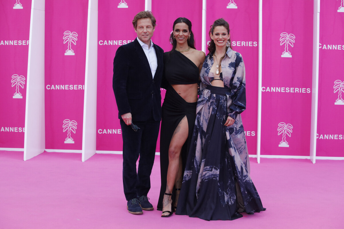 Photo : Jamie Bamber, Tamara Marthe (Shy'm) et Lucie Lucas (Cannes ...
