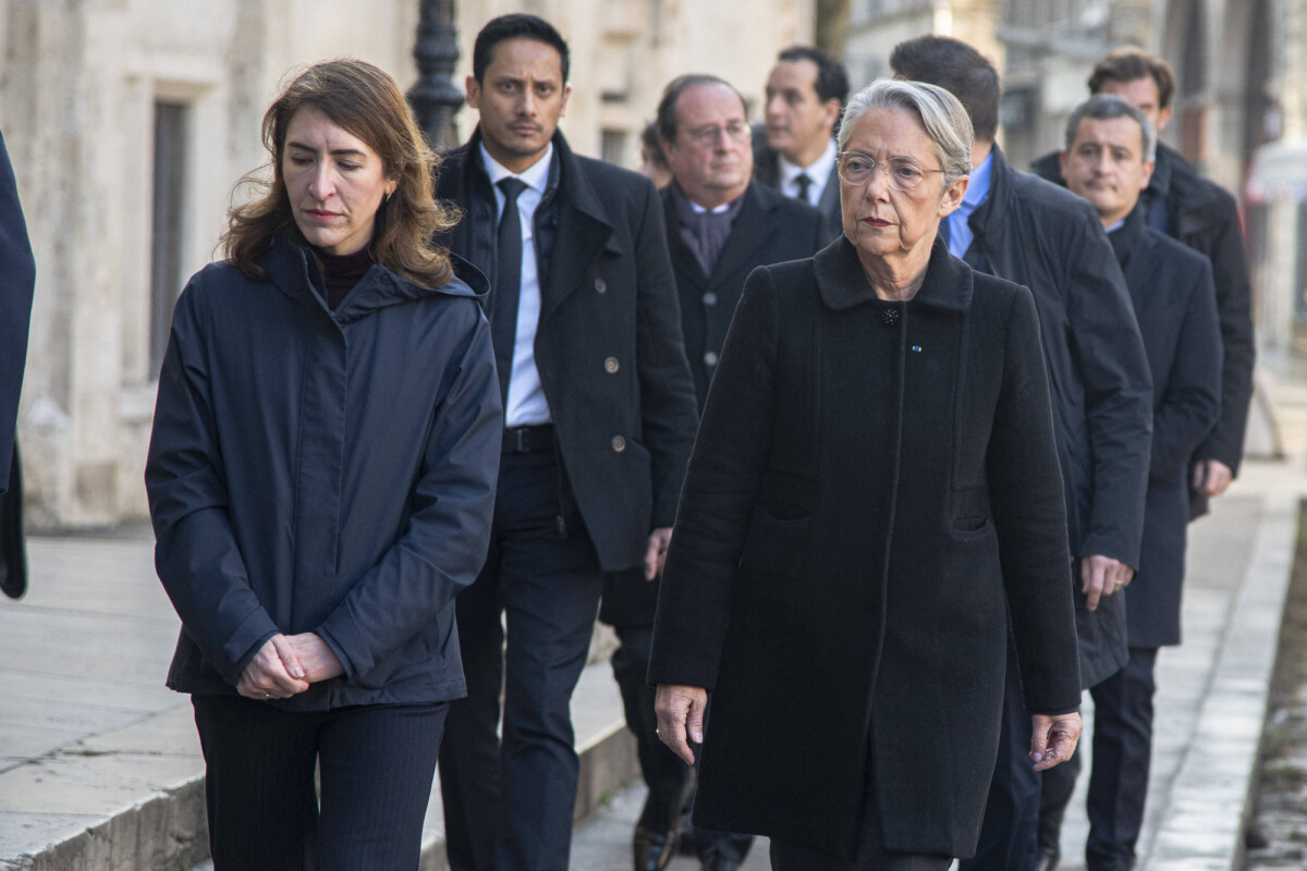 Photo : Elisabeth Borne - Obsèques de Gérard Collomb en la cathédrale ...
