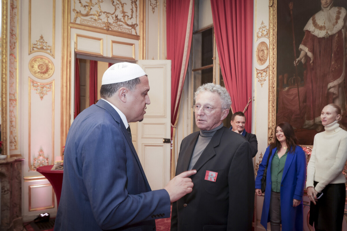 Photo : Exclusif - L'imam Hassen Chalghoumi, Nelson Monfort - Soirée de ...