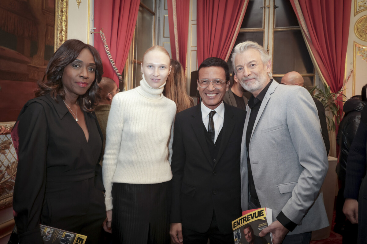 Photo : Exclusif - Gilles Verdez et sa femme Fatou, Omar Harfouch et sa ...