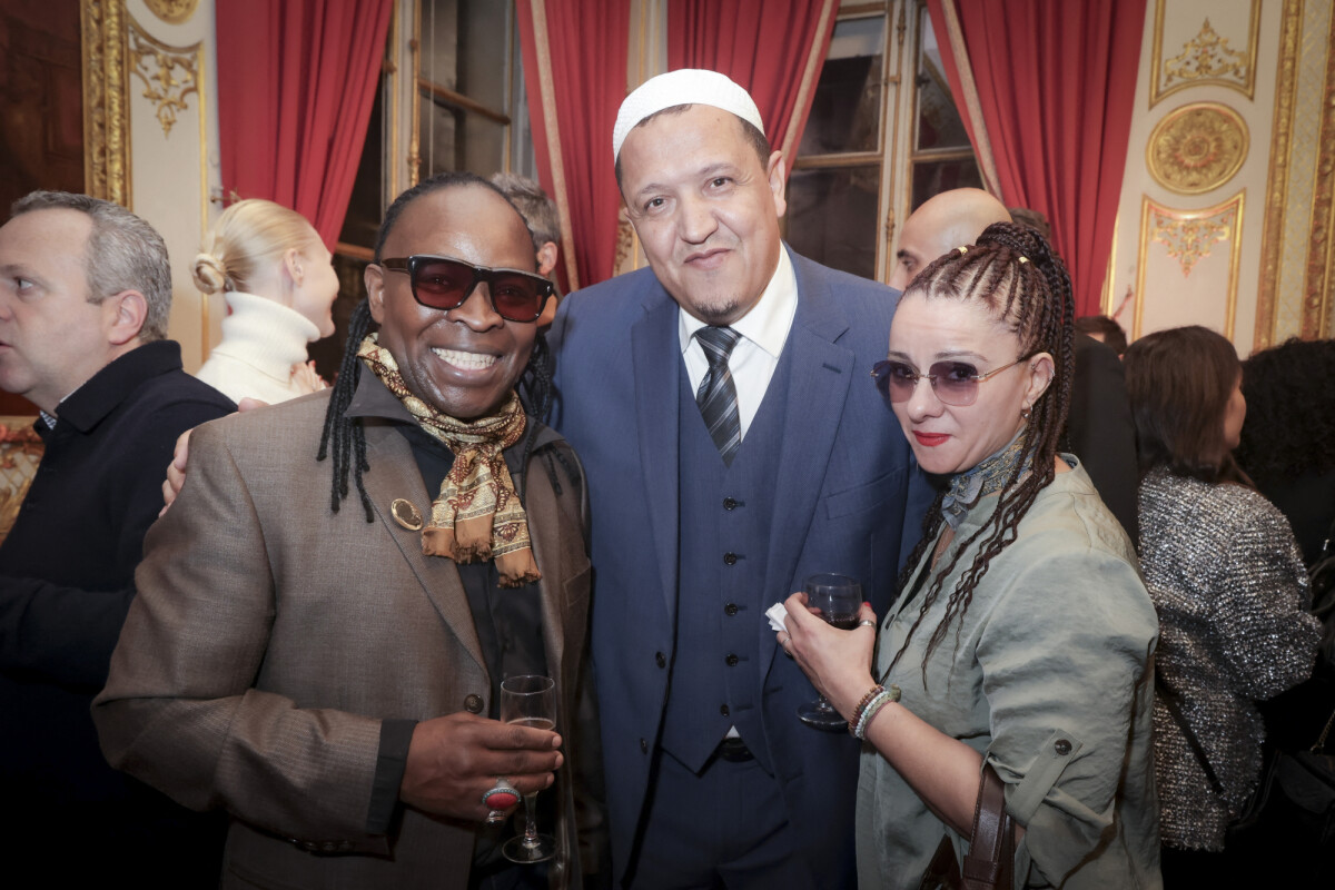 Photo : Exclusif - Billy Obam et sa femme, l'imam Hassen Chalghoumi ...