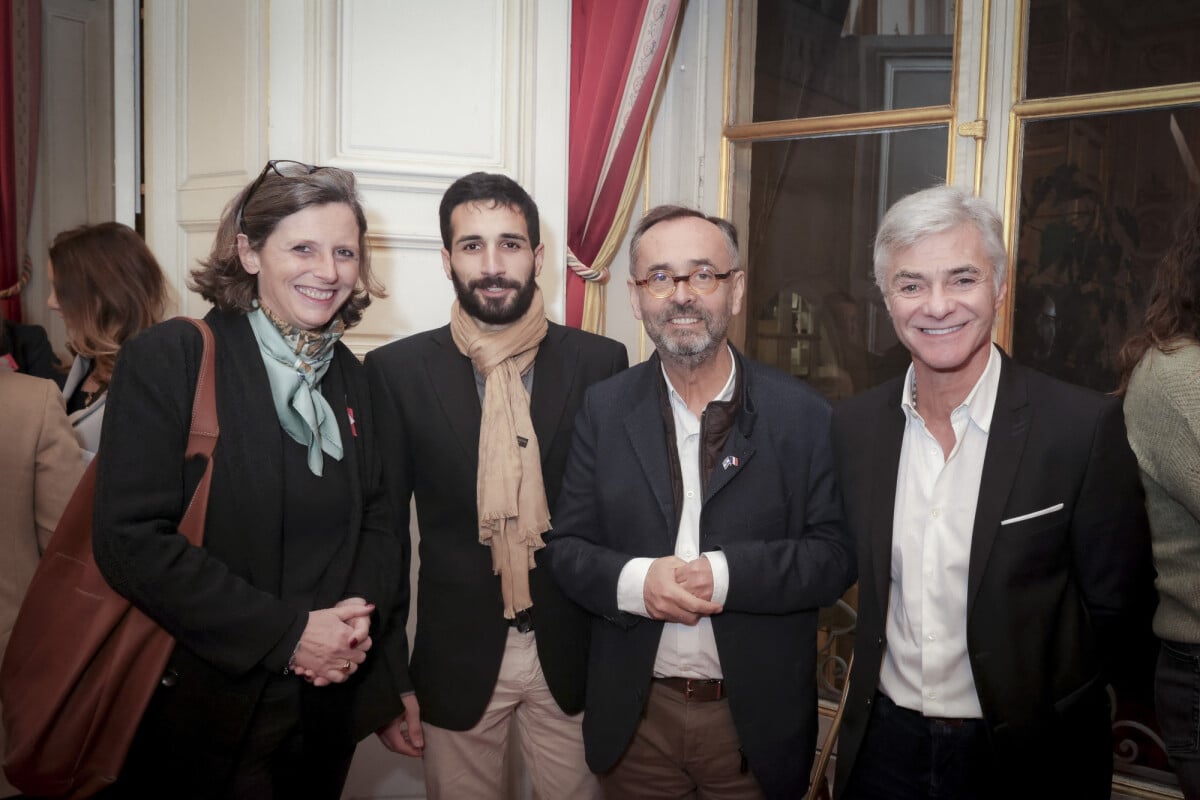 Photo : Exclusif - Robert Menard et sa femme Emmanuelle, Tom Benoit ...