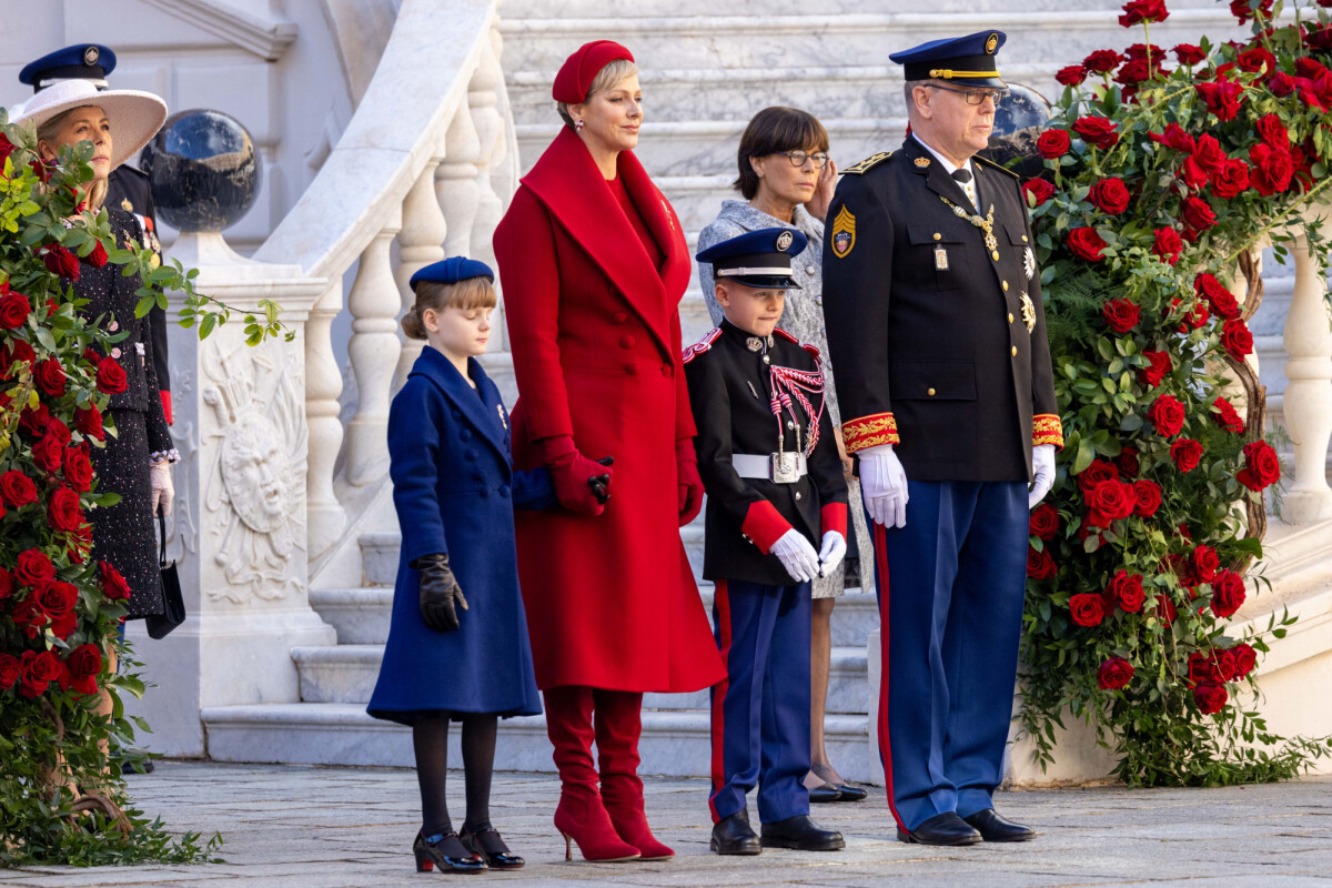 Photo : La princesse Gabriella, la princesse Charlene, le prince ...