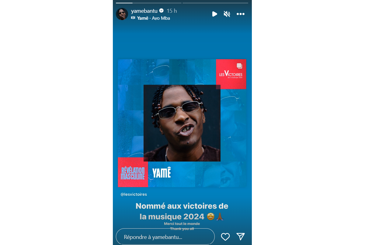 Photo : L'artiste Yamê, nommé aux "Victoires de la musique". - Purepeople