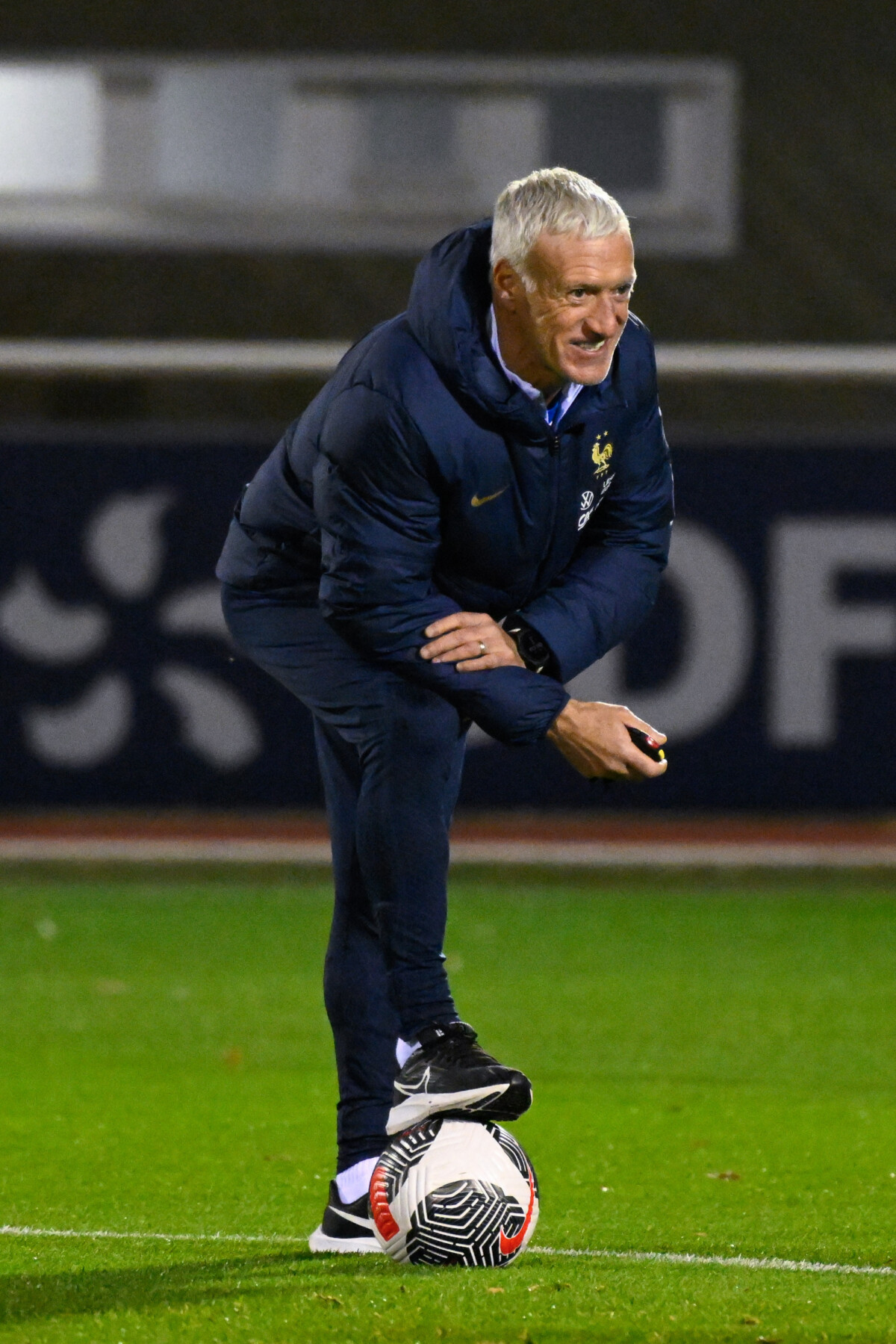 Photo : Didier Deschamps - Entraînement de l'équipe de France de ...