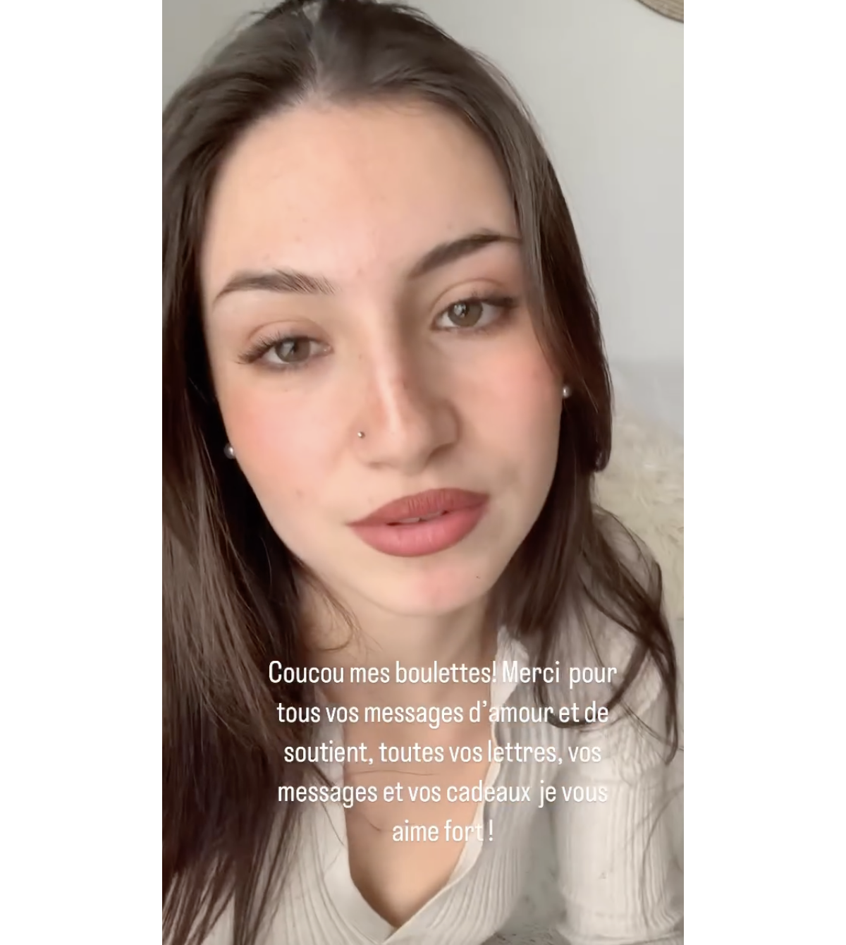 Vidéo : Lénie donne de ses nouvelles après son retour chez elle et son ...