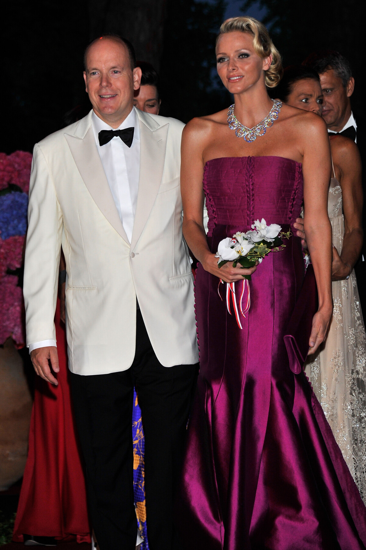 Photo : Prince Albert II de Monaco et sa femme, la Princesse Charlene ...