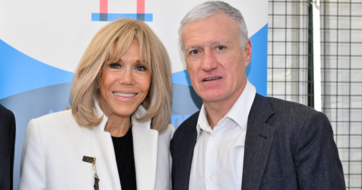 Brigitte Macron, rayonnante en compagnie de Laura Tenoudji et Christian ...