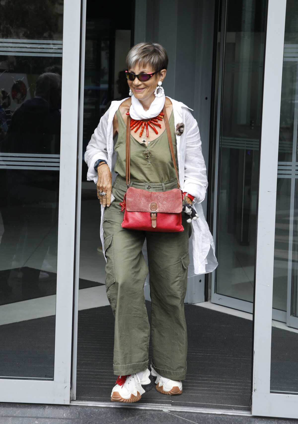 Photo : Exclusif - Isabelle Morini-Bosc à la sortie des studios de RTL ...