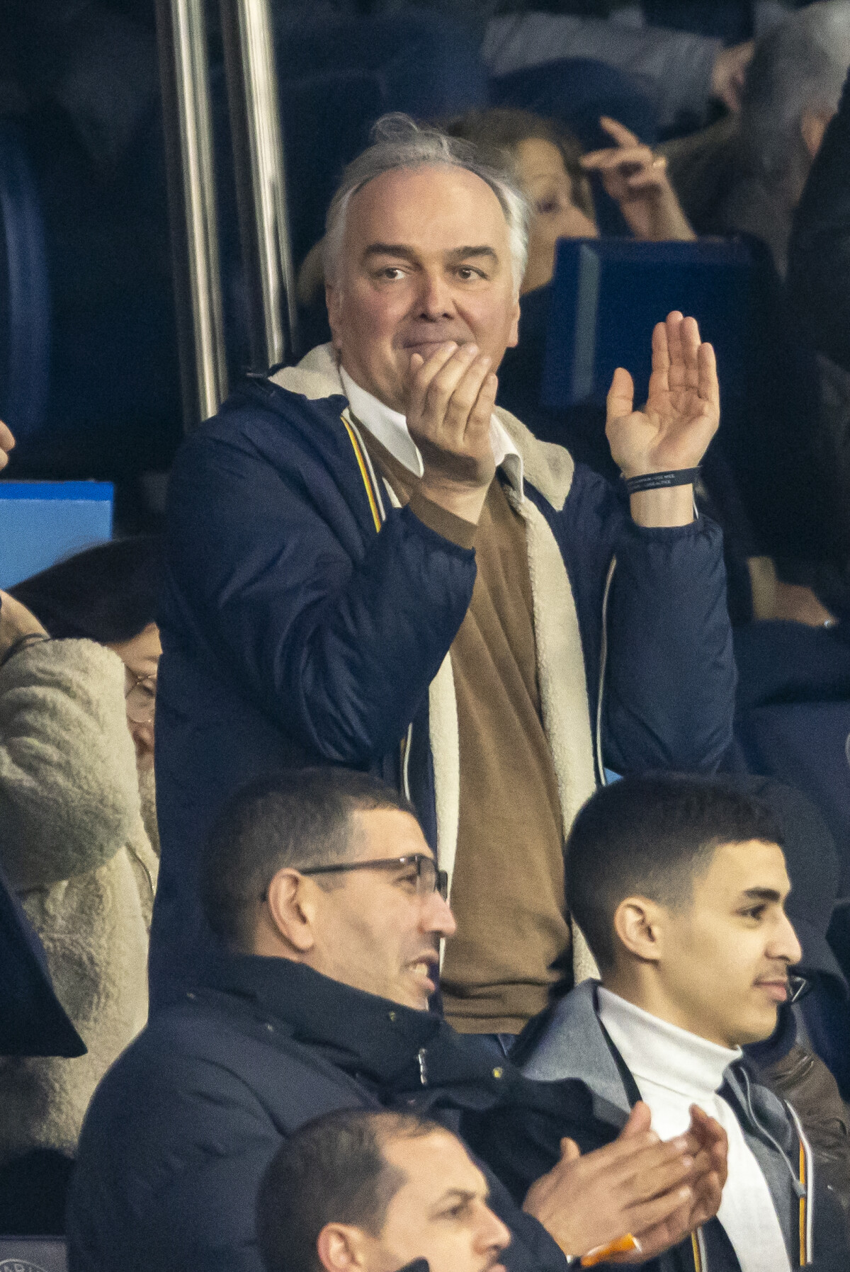 Photo : Olivier Truchot - People dans les tribunes du quart de finale ...
