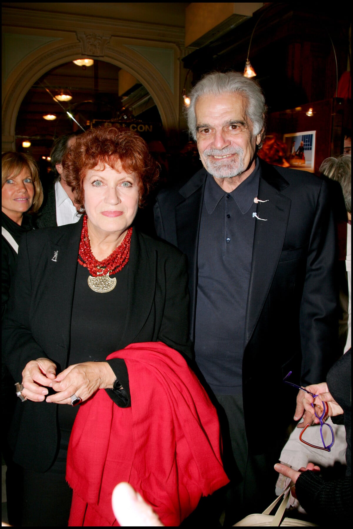 Photo : Andréa Ferréol et Omar Sharif se sont fréquentés durant plus de ...