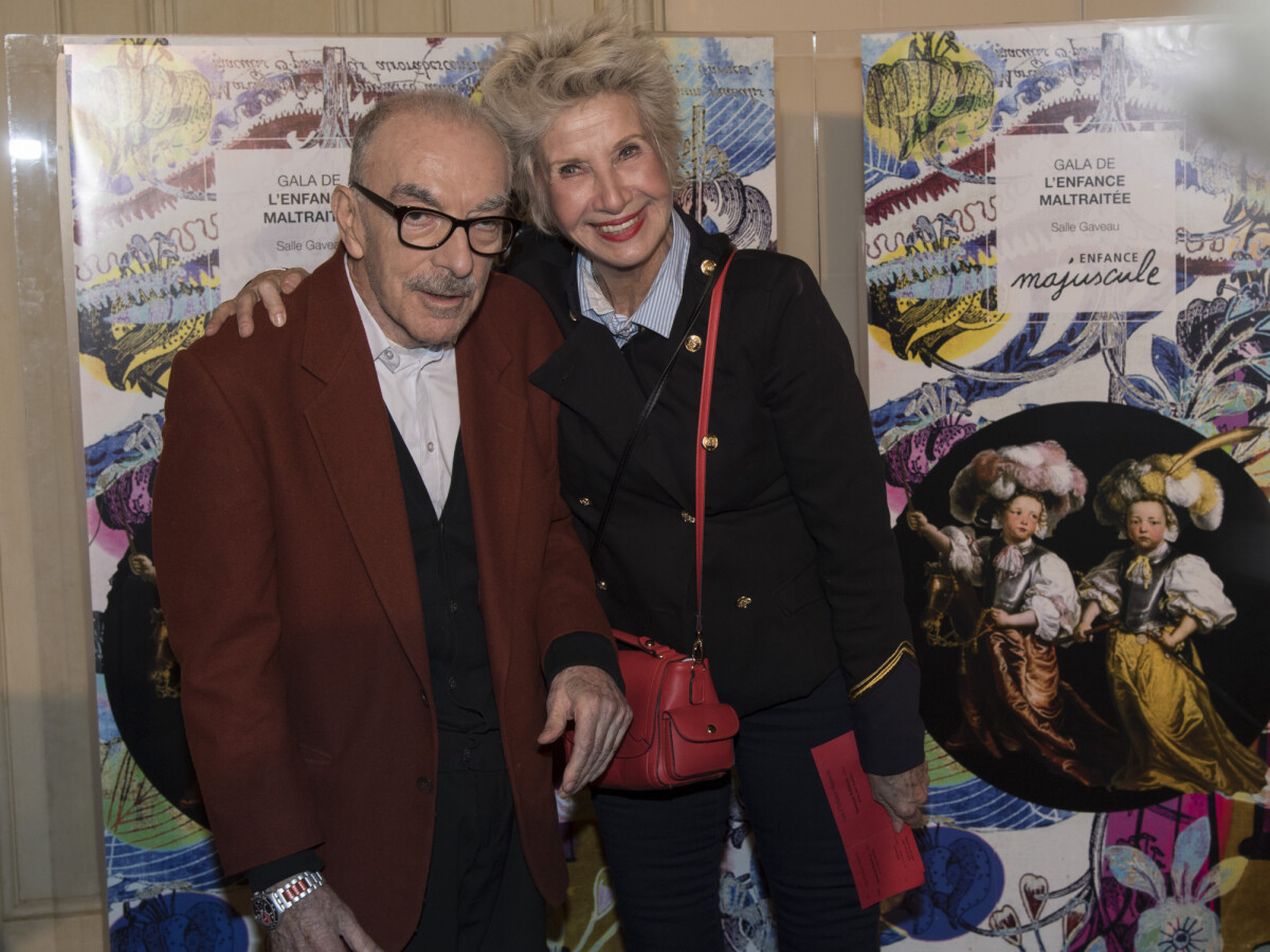 Photo : Danièle Gilbert et son mari Patrick Semana lors du gala d'Enfance Majuscule donné au ...