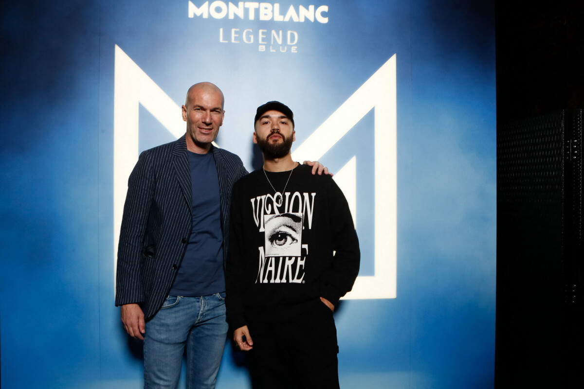 Photo : Exclusif - Zinédine Zidane, Oli - Soirée de lancement du parfum ...