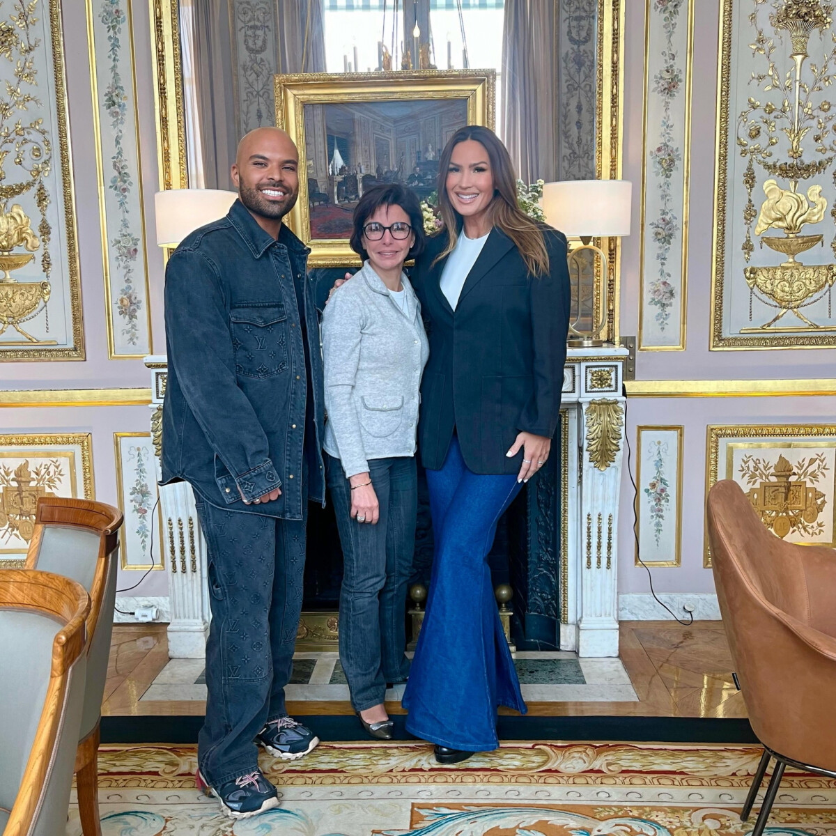 Photo : Vitaa et Saïd Boussif reçus par Rachida Dati au ministère de la ...