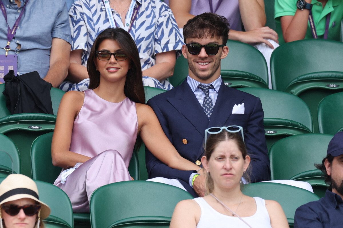 Photo : Pierre Gasly et Francisca Gomes lors de la huitième journée des ...