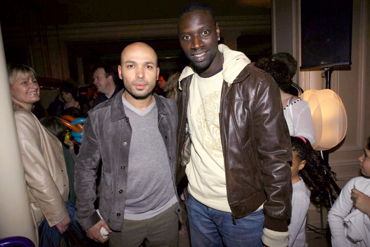 Photo : Les humoristes français Eric Judor et Omar Sy assistent à la ...