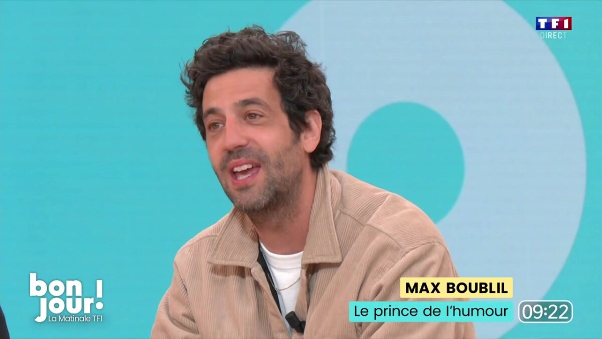 Photo : Max Boublil a été l'invité de la matinale de TF1 Max Boublil ...