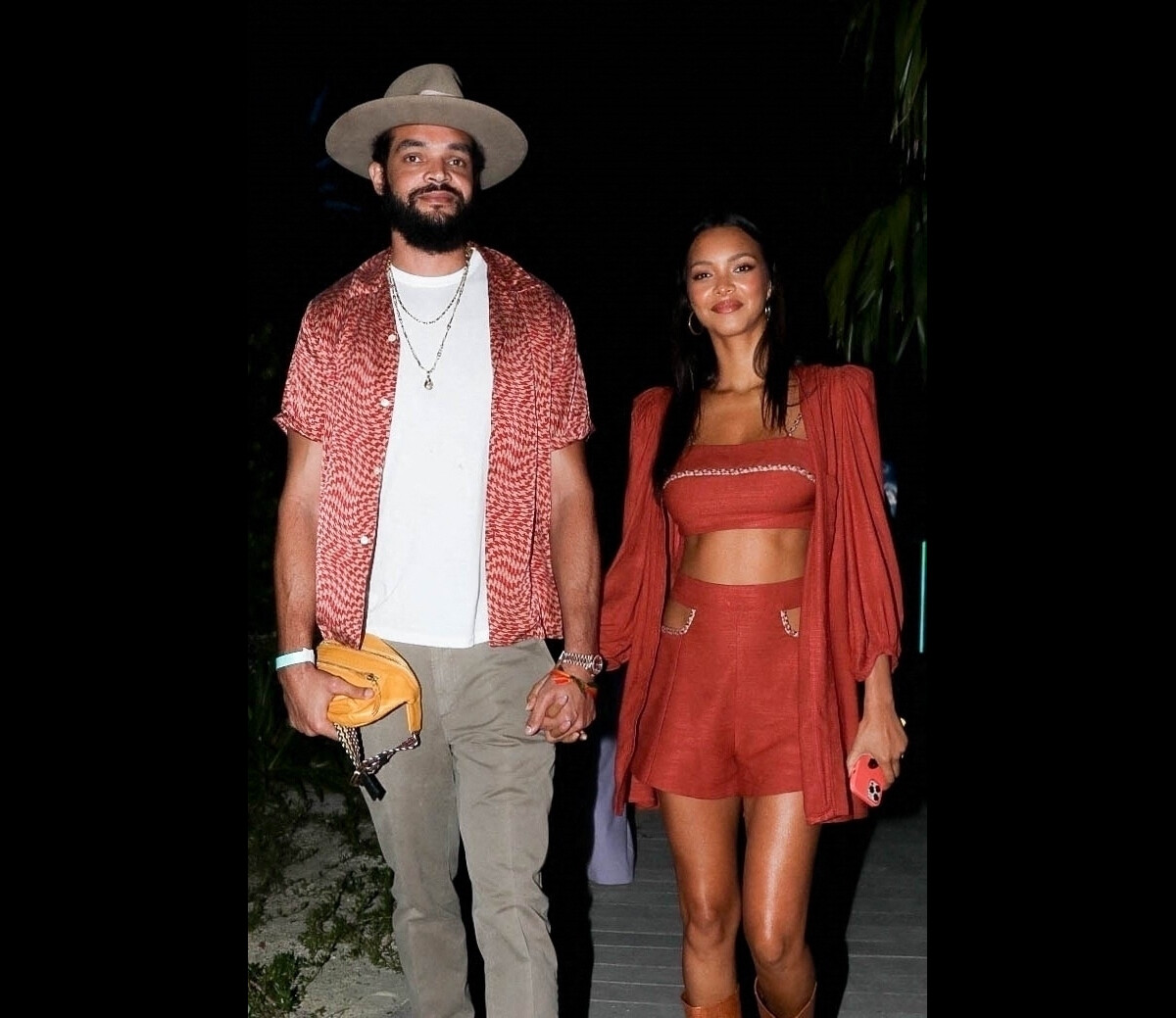 Photo : Lais Ribeiro et son fiancé Joakim Noah se rendent à la soirée ...