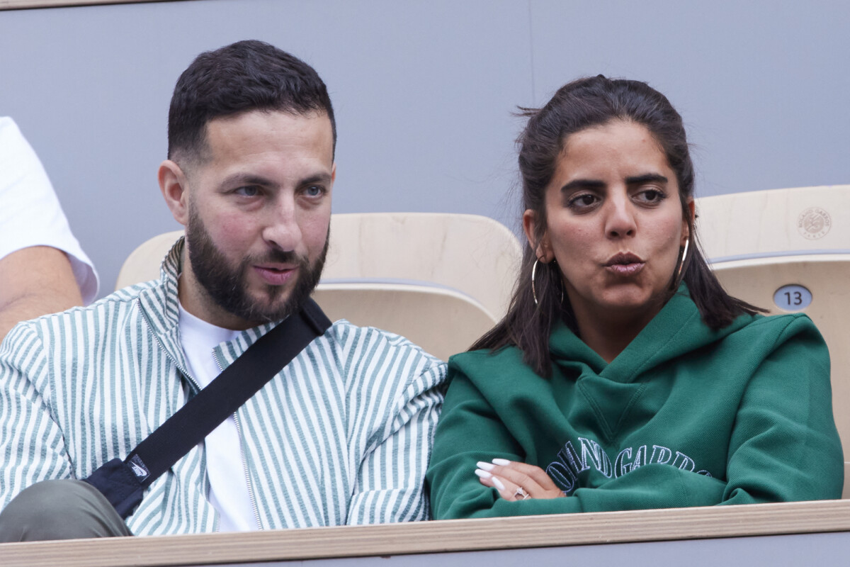 Photo : Inès Reg s'est rendue au célèbre tournoi de tennis de Roland ...