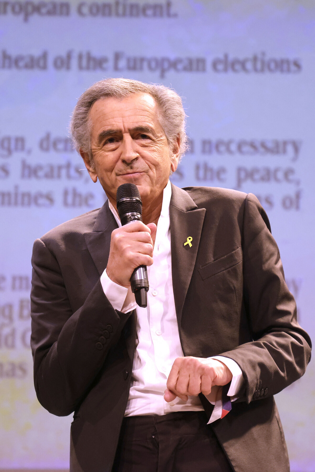 Photo : Bernard-Henri Lévy (BHL) - Soirée de mobilisation "L'Europe ...