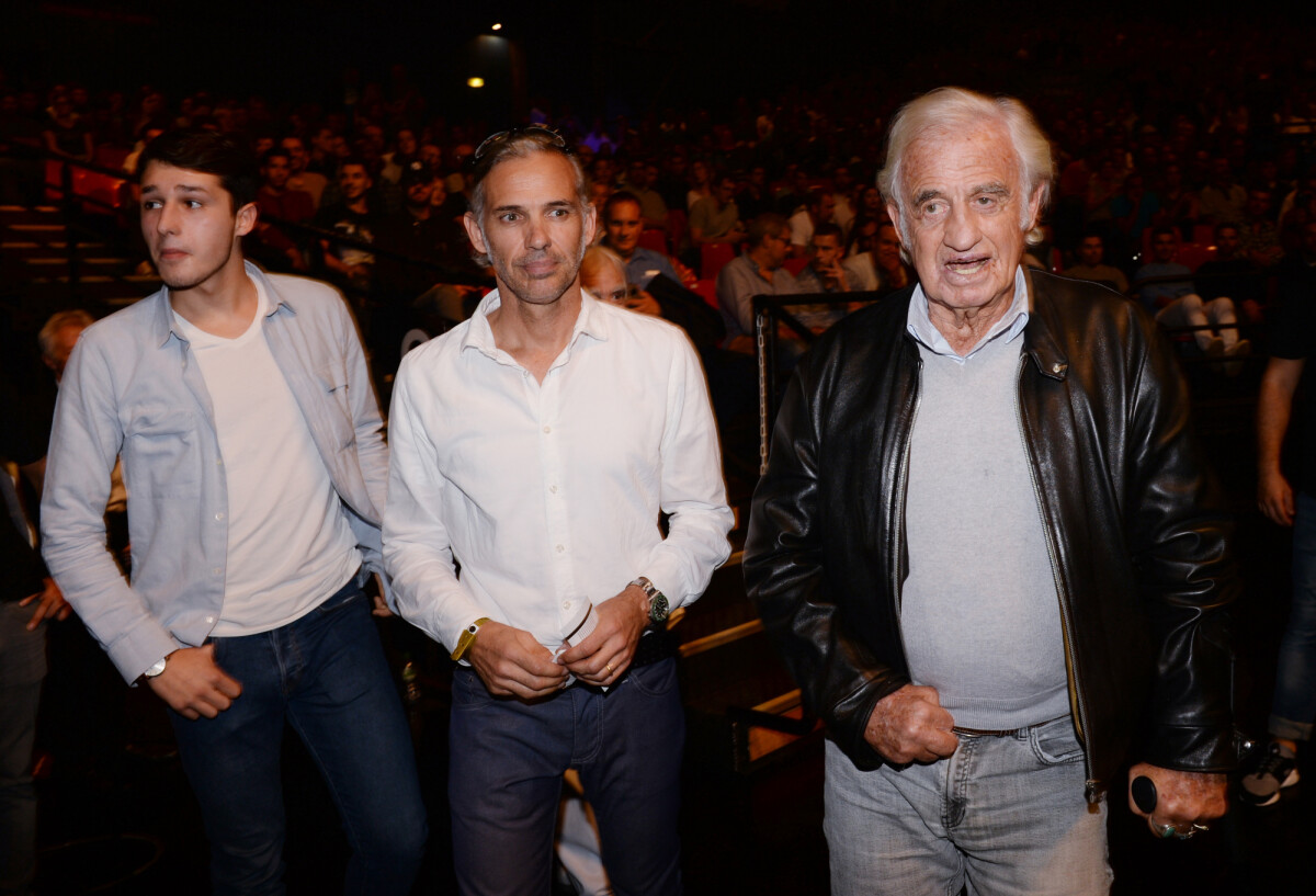 Photo : Jean-Paul Belmondo, son fils Paul Belmondo et son petit-fils ...