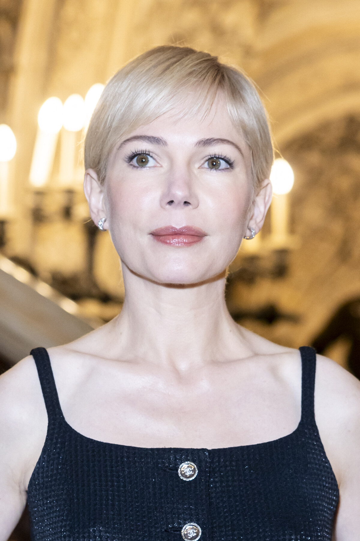 Photo : Michelle Williams au photocall du défilé de mode Chanel Haute ...