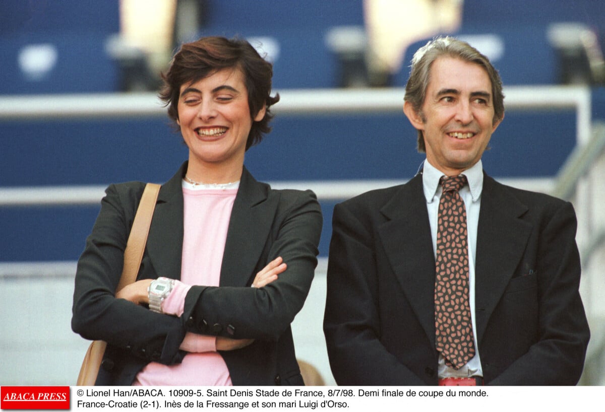 Photo : Inès de La Fressange et Luigi d'Urso à la demi-finale de la ...