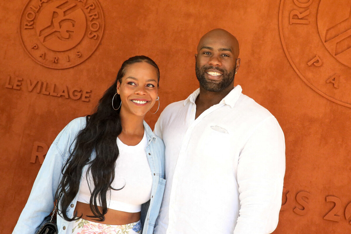 Photo : Teddy Riner et sa femme Luthna Plocus au village lors des ...