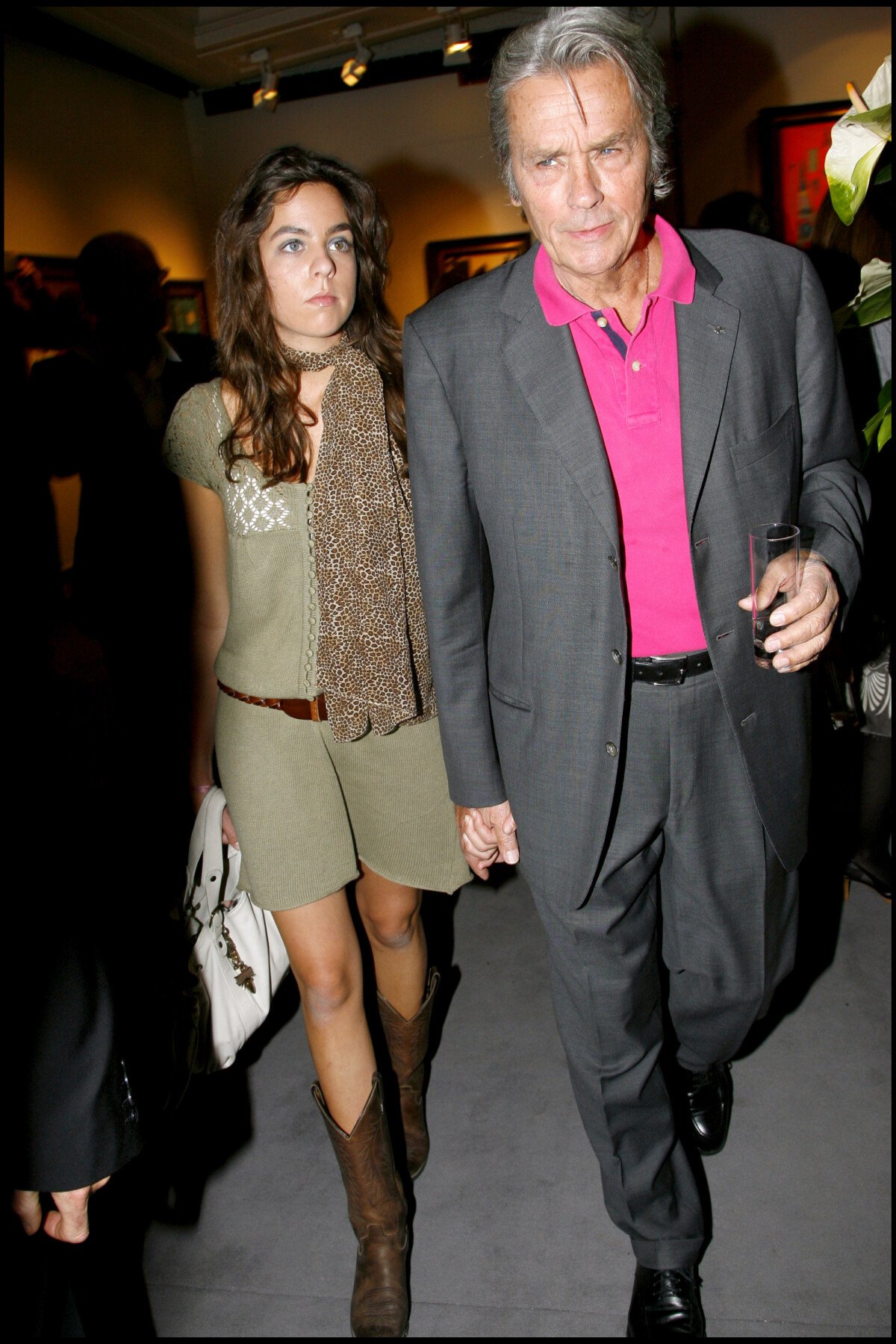 Photo : Alain Delon et sa fille Anouchka Delon. - Purepeople Photo : Alain Delon et sa fille Anouchka Delon. - Purepeople