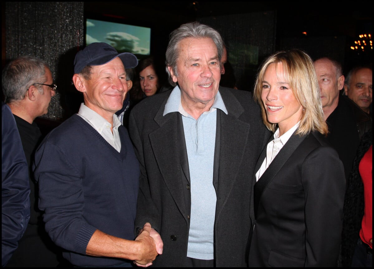 Photo : Alain Delon et Géraldine Danon. - Purepeople