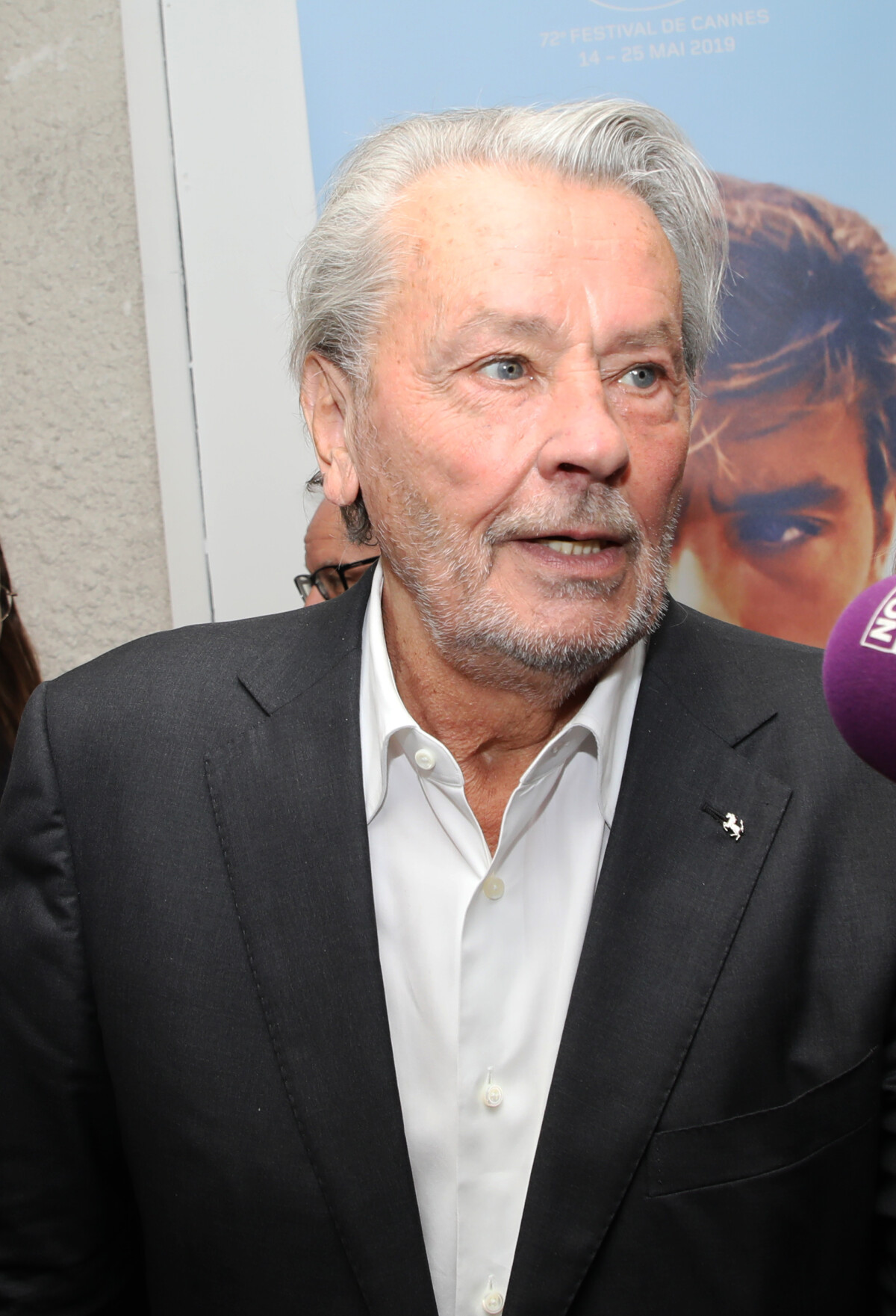 Photo : Exclusif - Alain Delon donne une master class au 72ème Festival ...
