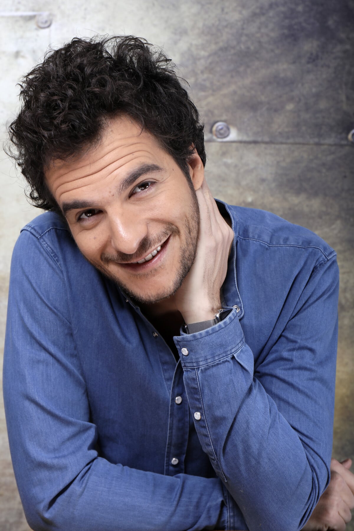 Photo : Portrait de Amir Haddad (AMIR, chanteur qui va participer au ...