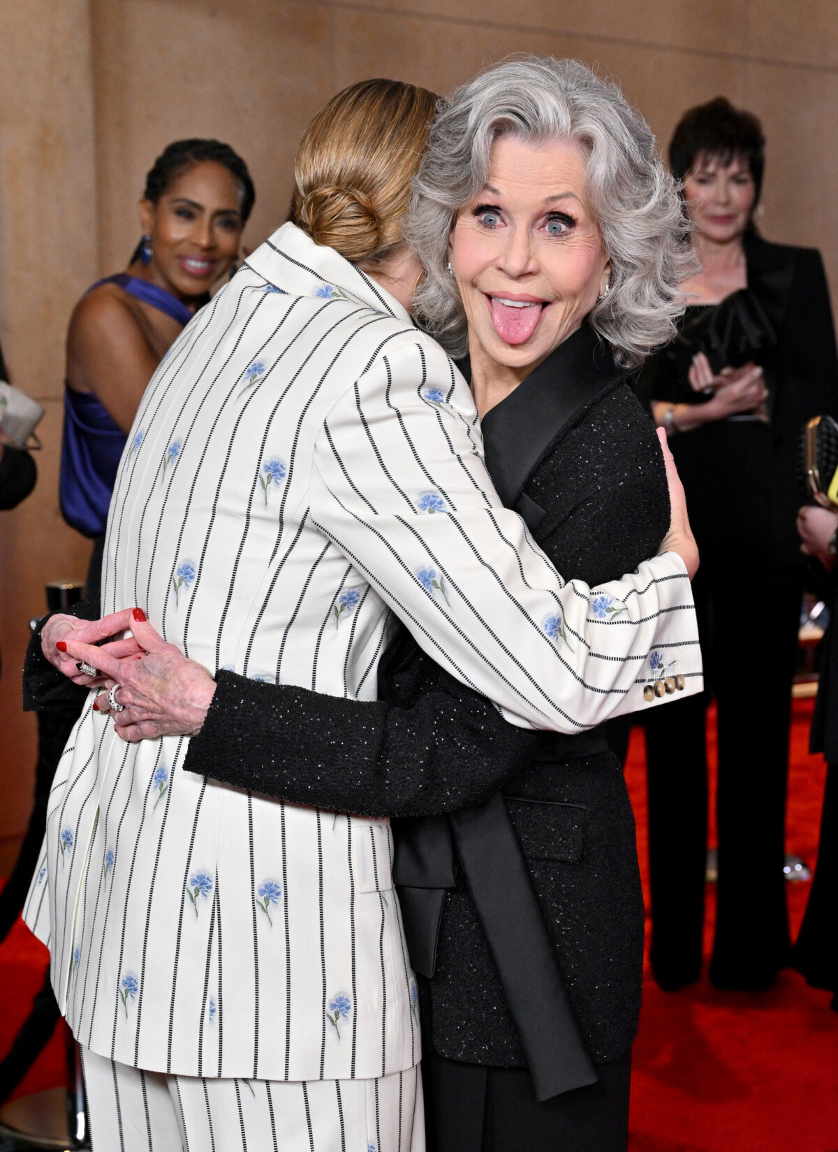 Photo : Entourée de Jane Fonda et Kate Winslet Kate Winslet et Jane ...