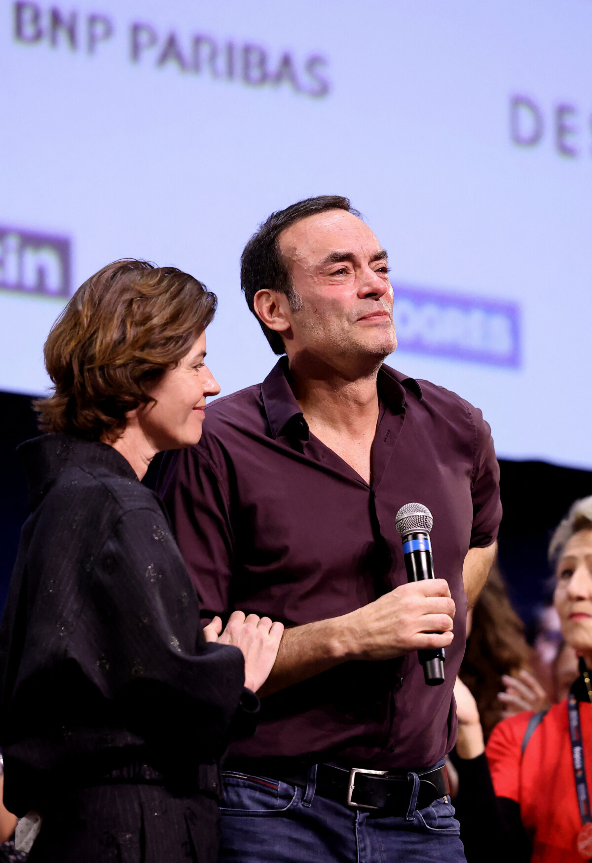 Photo : Irène Jacob, Anthony Delon - Pour la séance de clôture de la ...