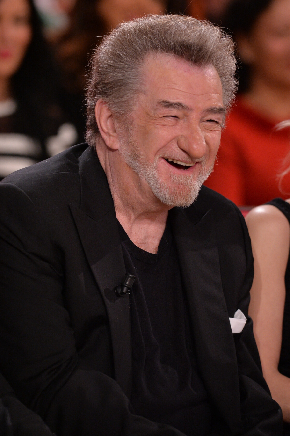 Photo : Eddy Mitchell lors de l'enregistrement de Vivement Dimanche à ...