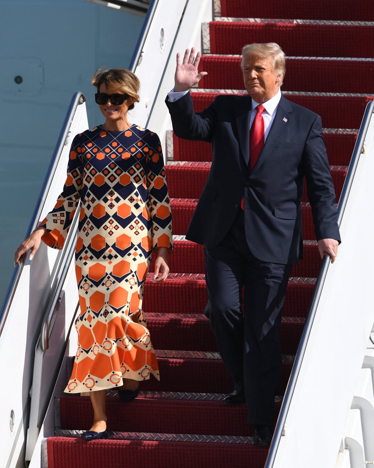 Photo : Donald Trump et sa femme Melania - La famille Trump débarque de ...