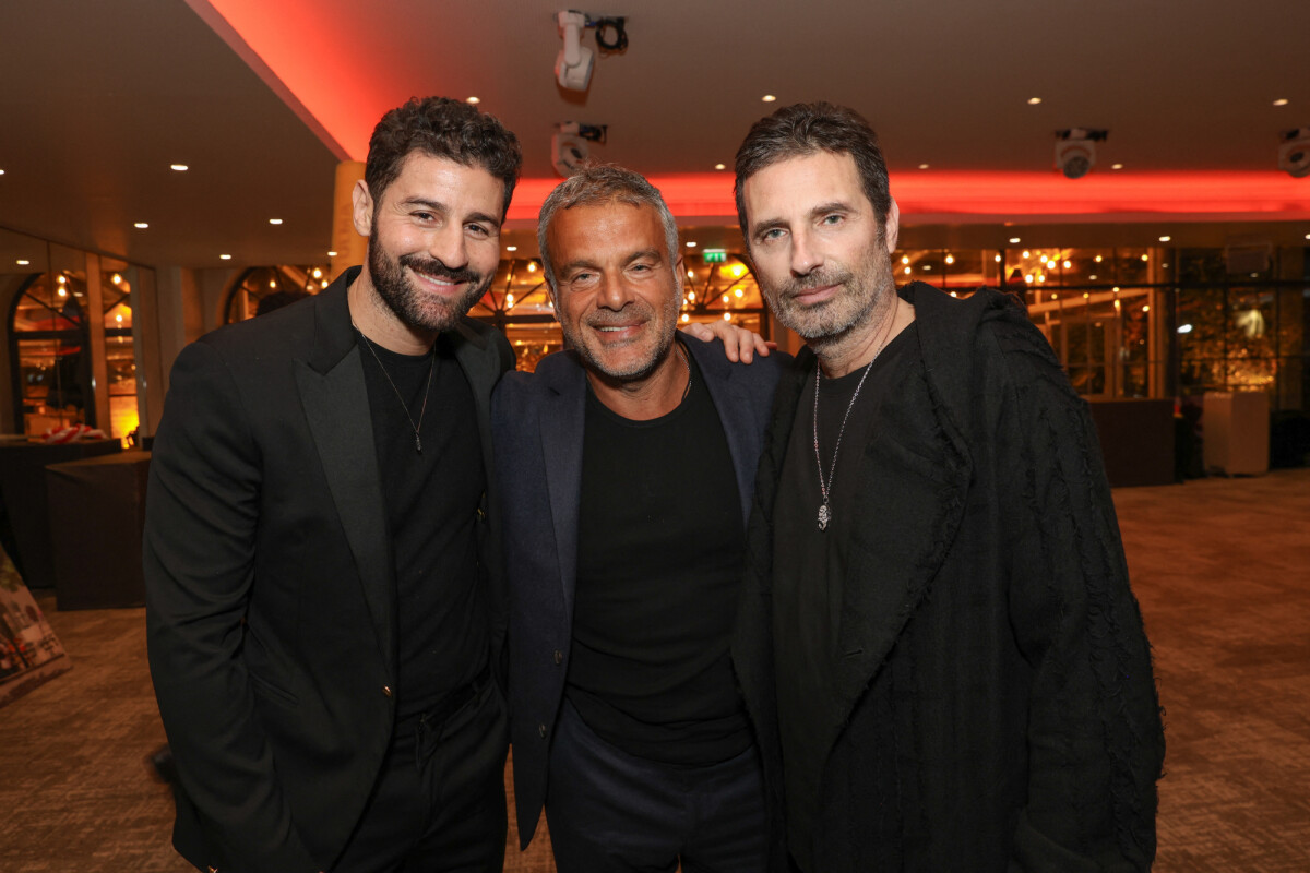 Photo : Exclusif - Cyril Benzaquen, Steve Suissa et Richard Orlinski ...