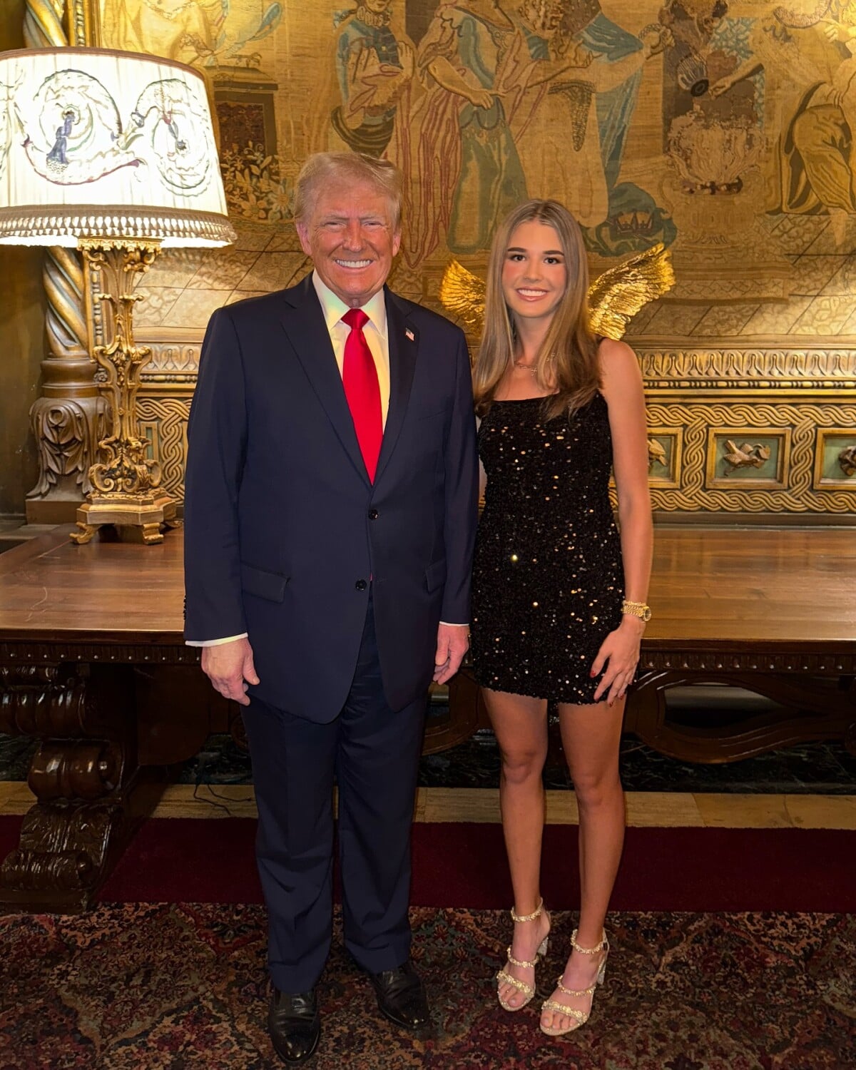 Photo : Kai Trump n'a pas hésité à faire un discours de trois minutes ...